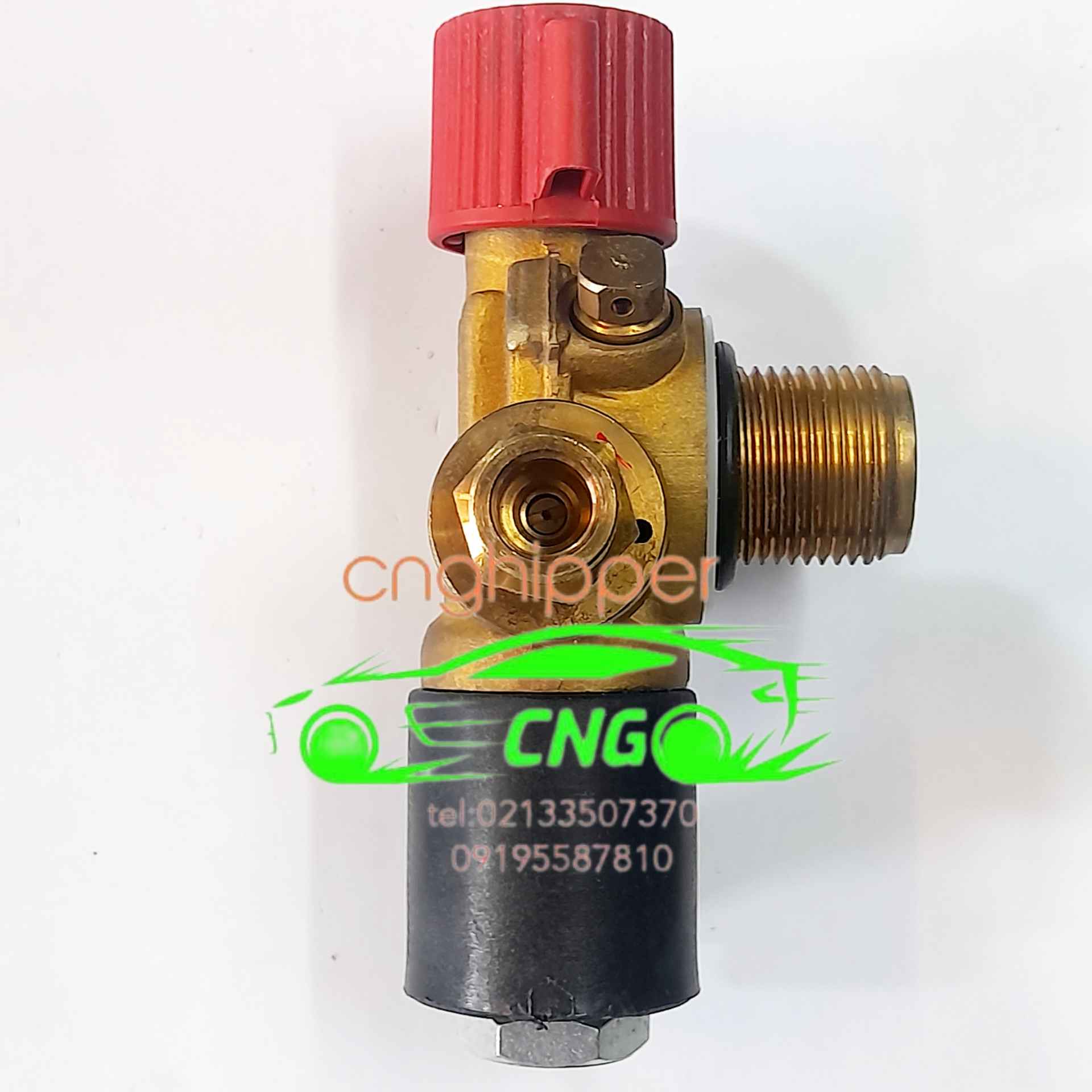 شیر مخزن سی ان جیEF7 برقی رزوه استوانه ای cng | فروشگاه سی ان جی هایپر . CNG HIPPER